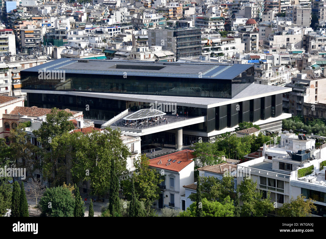 Greece, Athens: The Acropolis Museum, designed by Bernard Tschumi ...