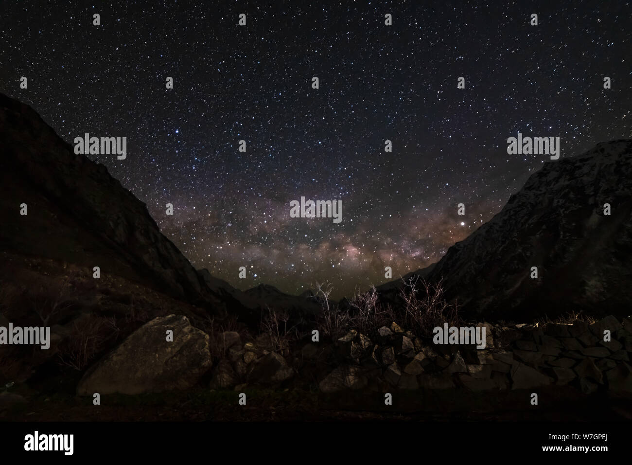 Silhouette hills against beautiful hi-res stock photography and images ...