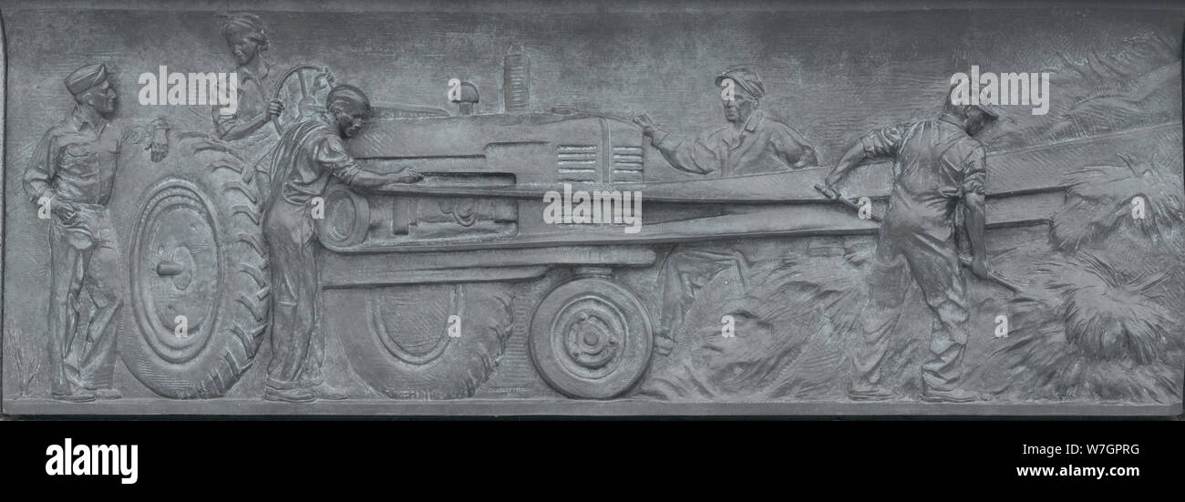 Bas relief, World War II Memorial, Washington, D.C Stock Photo - Alamy