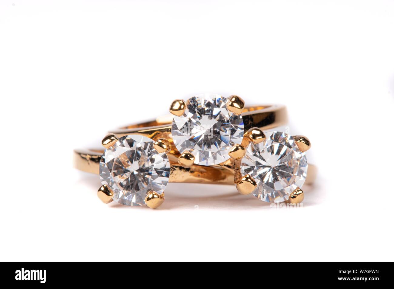 Gold rings Cut Out Stock Images & Pictures - Alamy