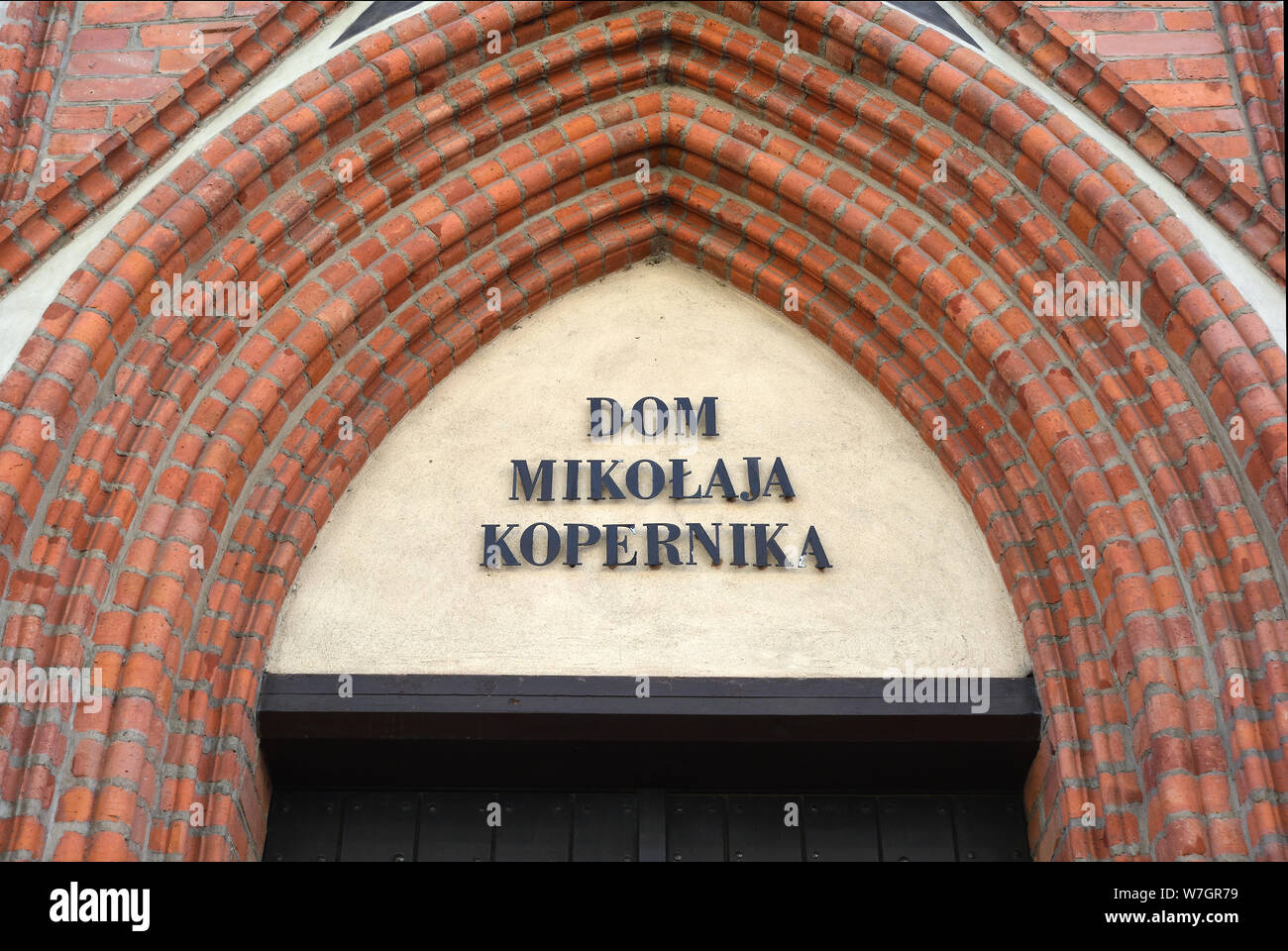 Portal of the Birth house of the astronomer and mathematican Nicolaus ...