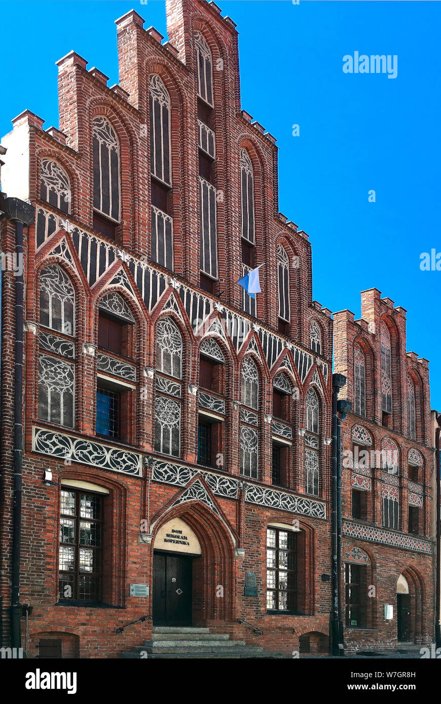 Birth house of the astronomer and mathematican Nicolaus Copernicus with ...