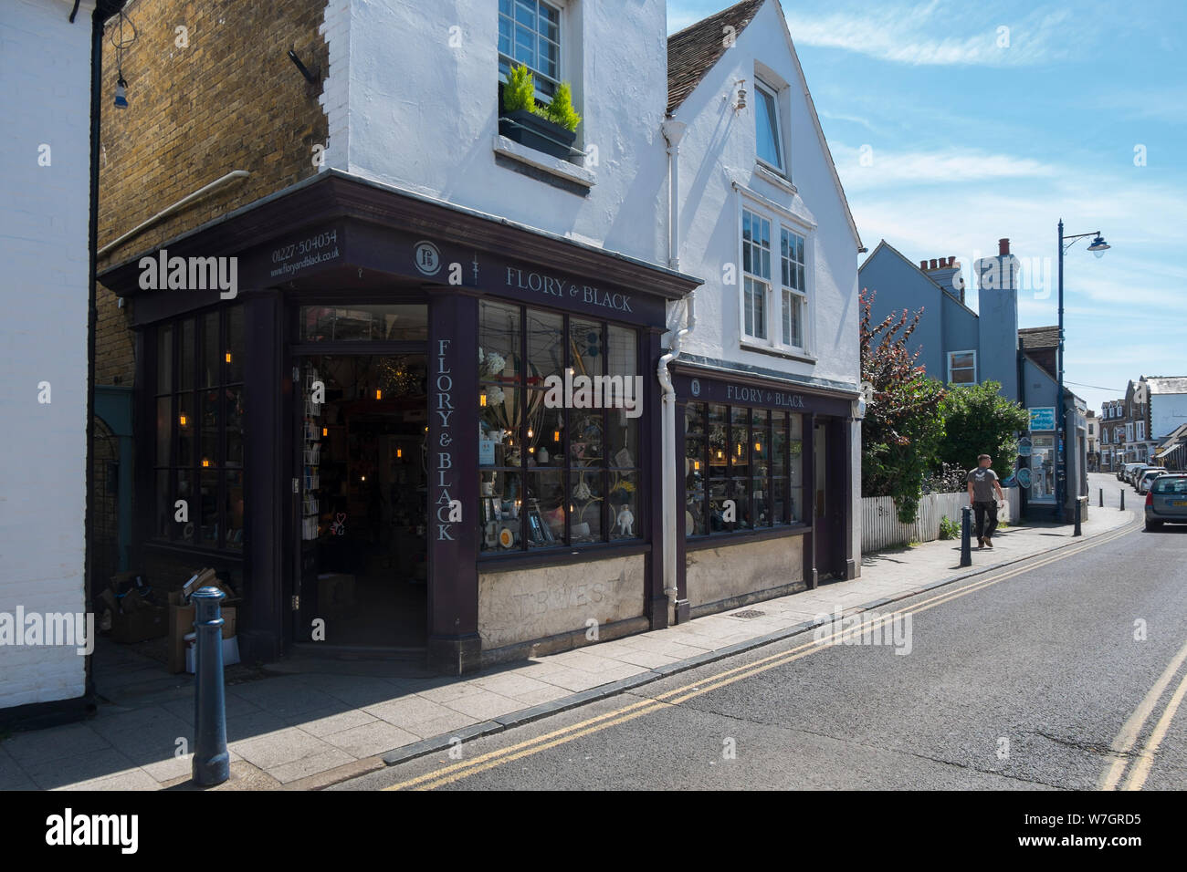 Harbour Street Shops In Whitstable High Resolution Stock Photography ...