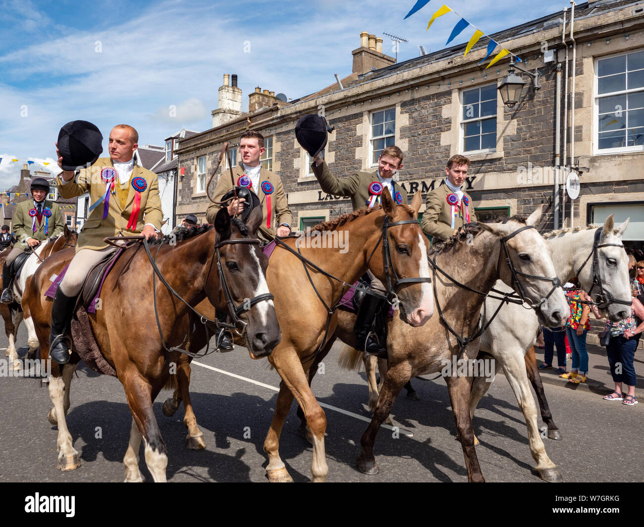The Lauder Common Riding 2019. Lauder, Scottish Borders, Berwickshire ...
