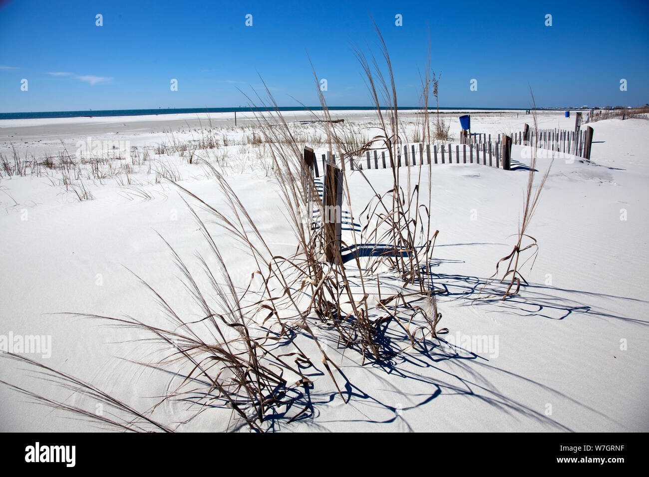 Beach Scene on Dauphin Island, Alabama Stock Photo - Alamy