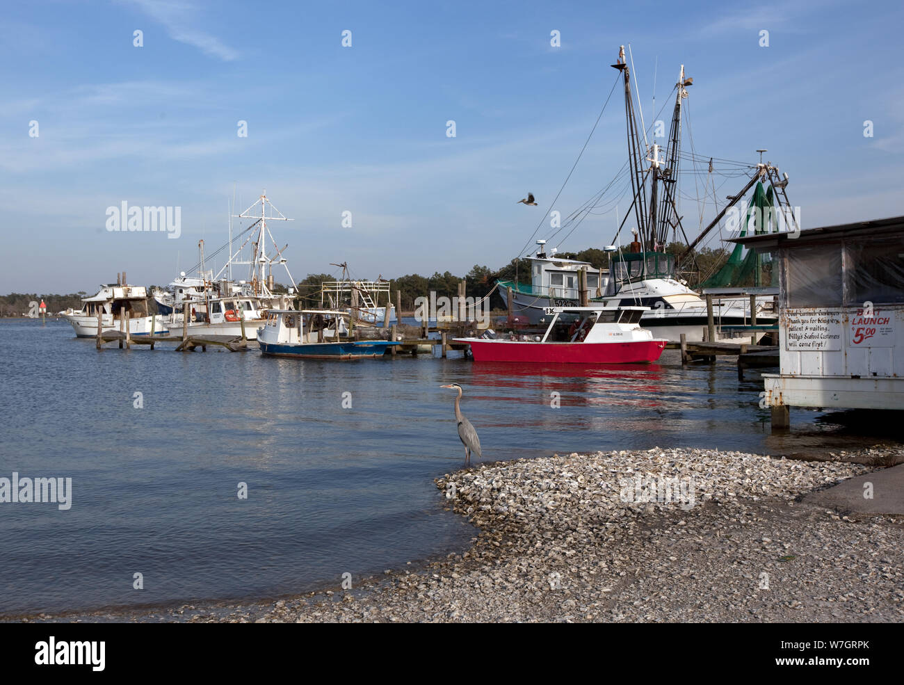 Bayou La Batre, Alabama, is a fishing village with a seafood-processing ...