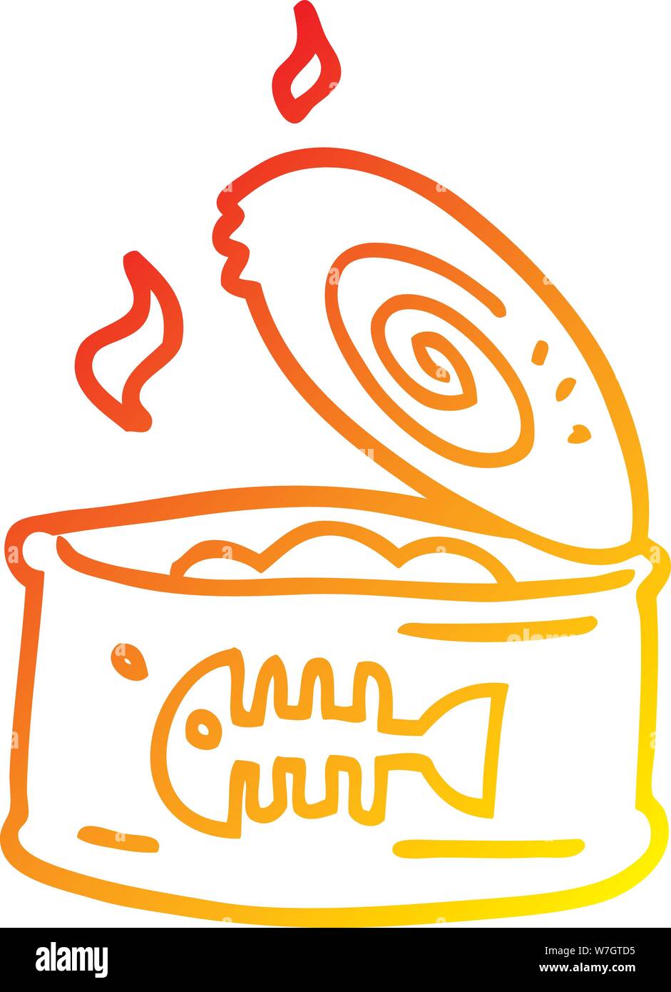 Tuna tin cartoon hi-res stock photography and images - Alamy