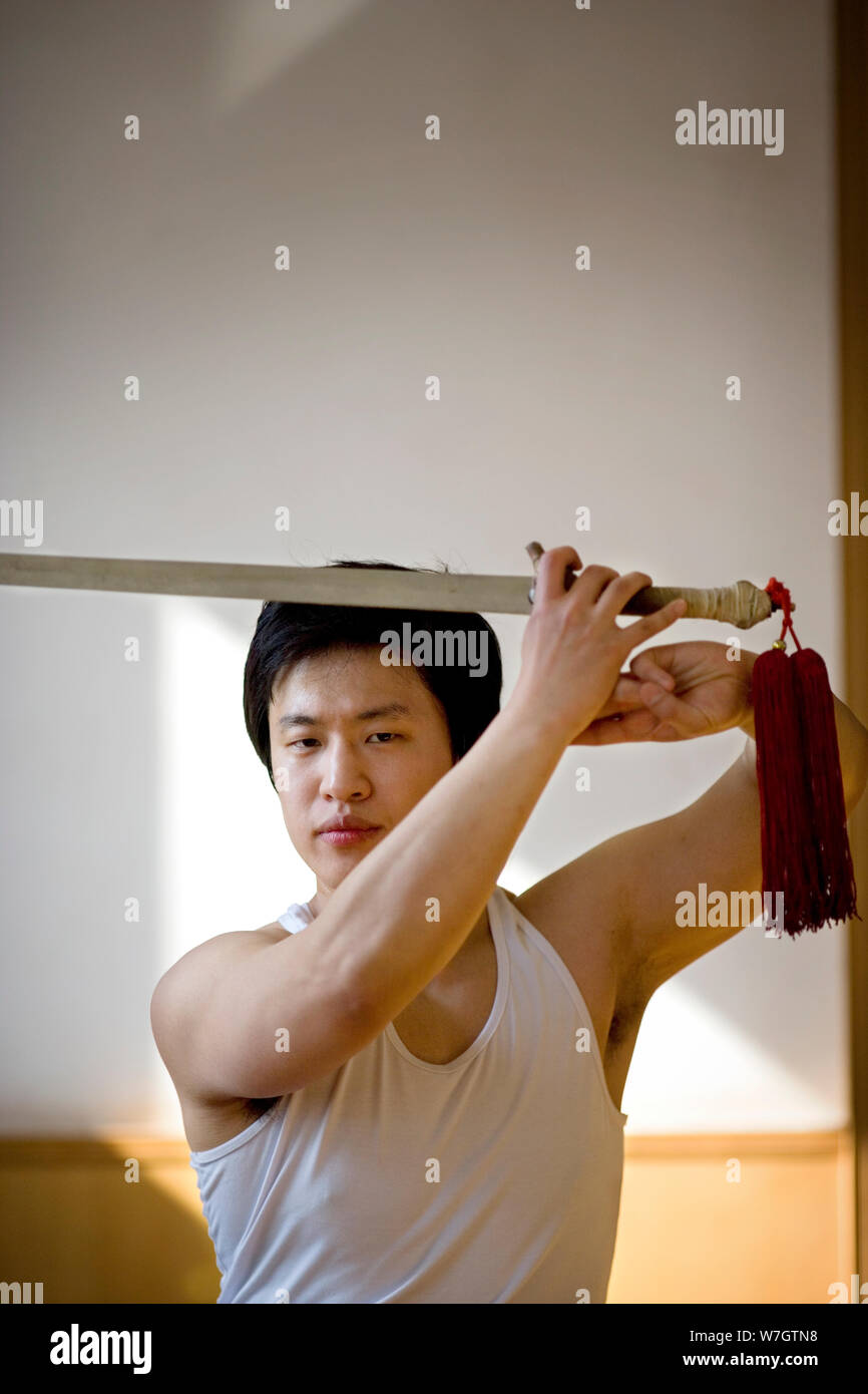 Using the sword hi-res stock photography and images - Alamy