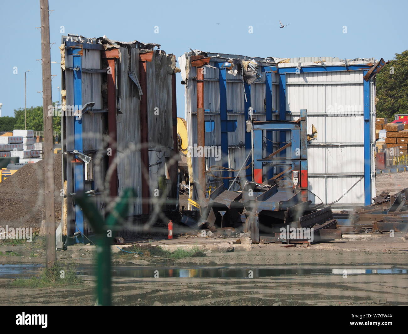 Sheerness, Kent, UK. 6th August, 2019. The Sheerness Steelworks ...