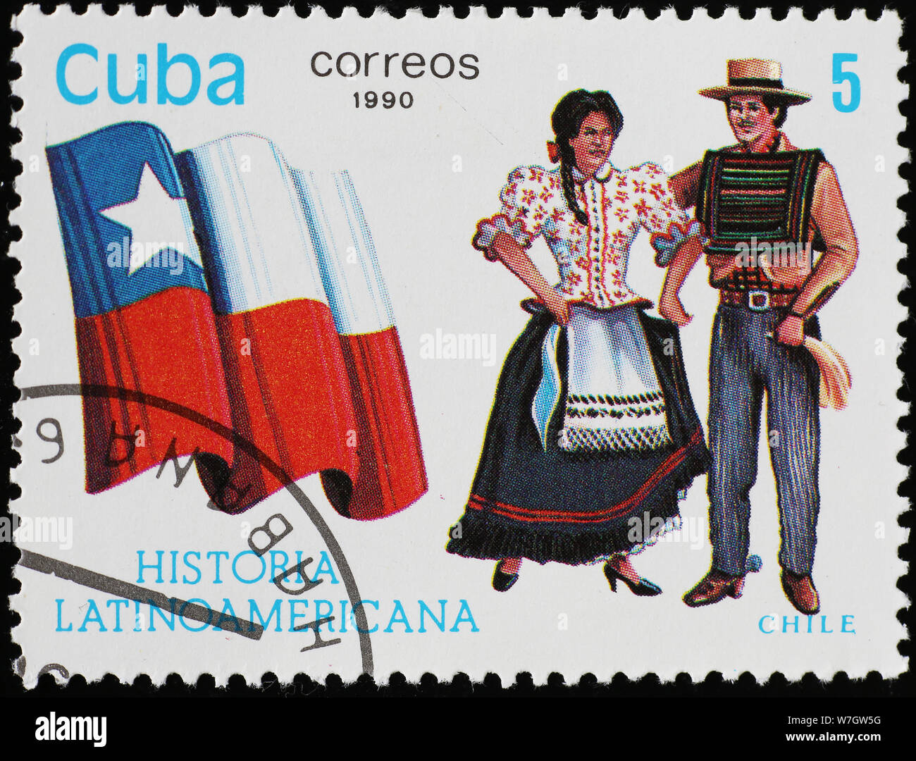 Postage stamp chile hi-res stock photography and images - Alamy