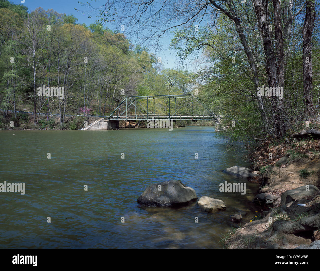 Bell Manor Road Bridge over Conowingo Creek, Conowingo, Maryland Stock ...