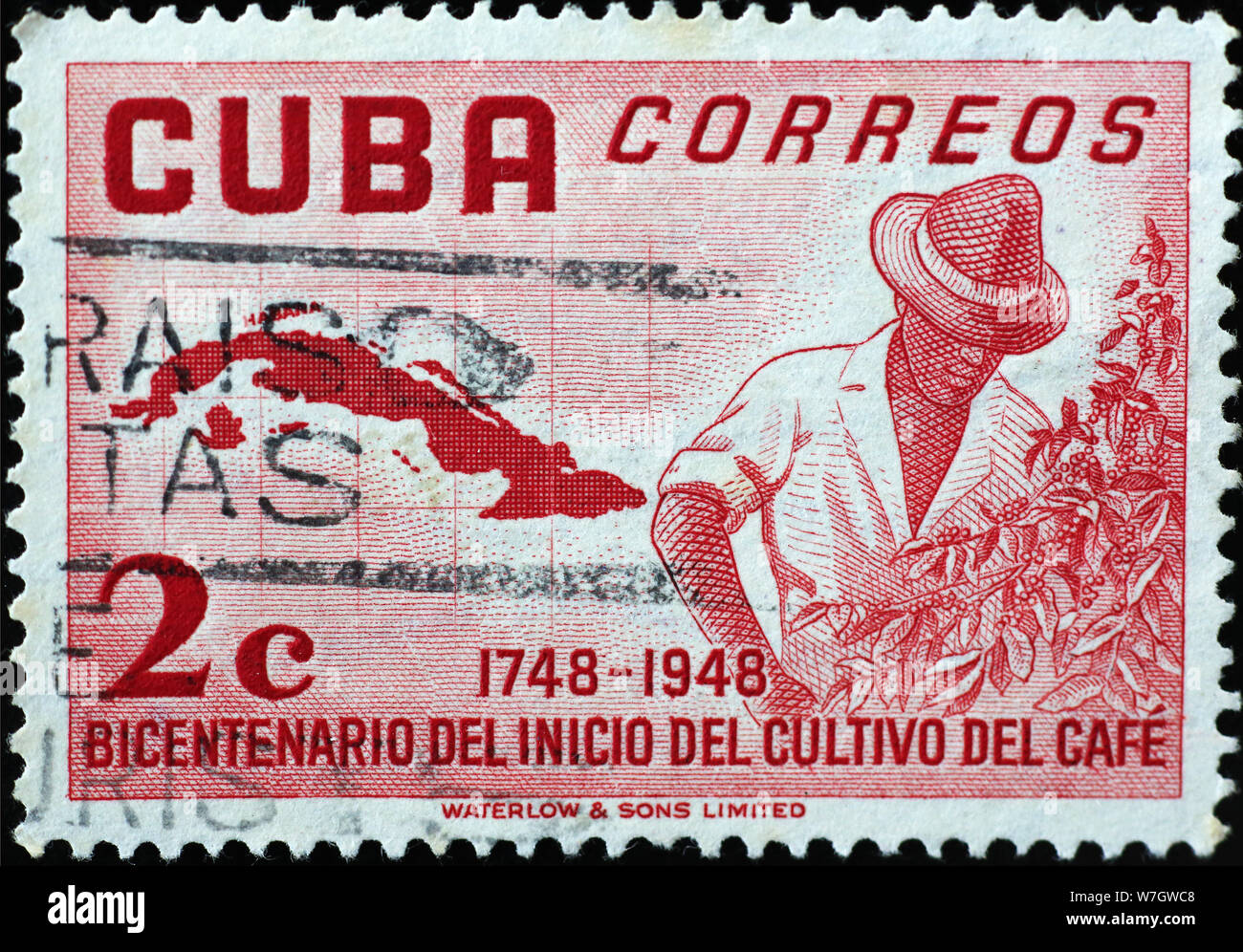 Vintage cuba stamp hi-res stock photography and images - Alamy
