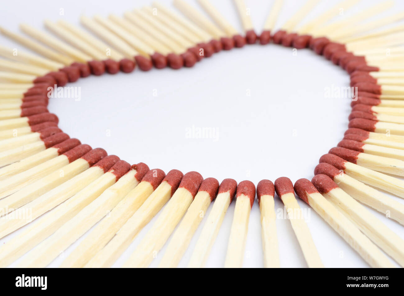 Heart matchstick hi-res stock photography and images - Alamy