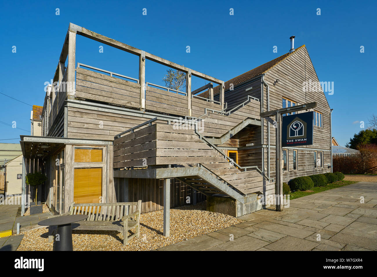 The swan chapel down hi-res stock photography and images - Alamy