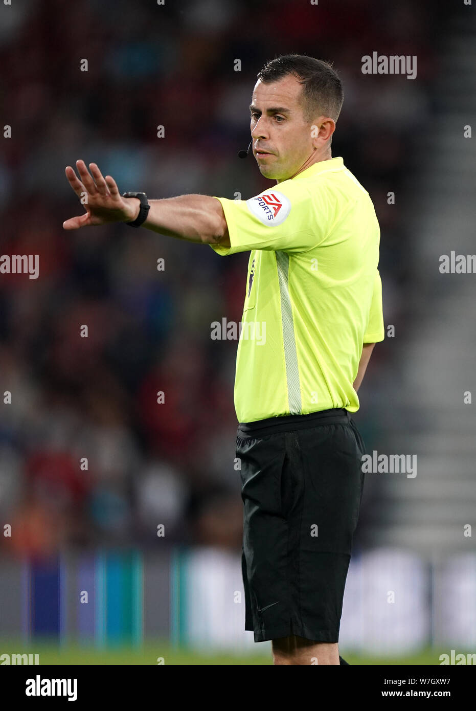 Match referee Peter Bankes Stock Photo - Alamy