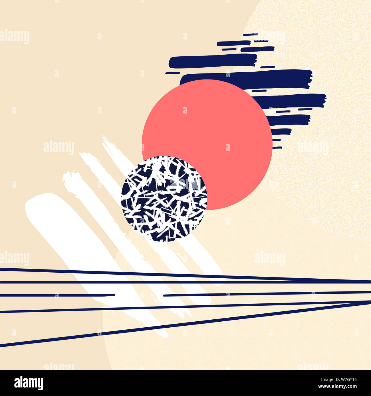 Abstract suprematic composition. Use it for print and web design Stock ...