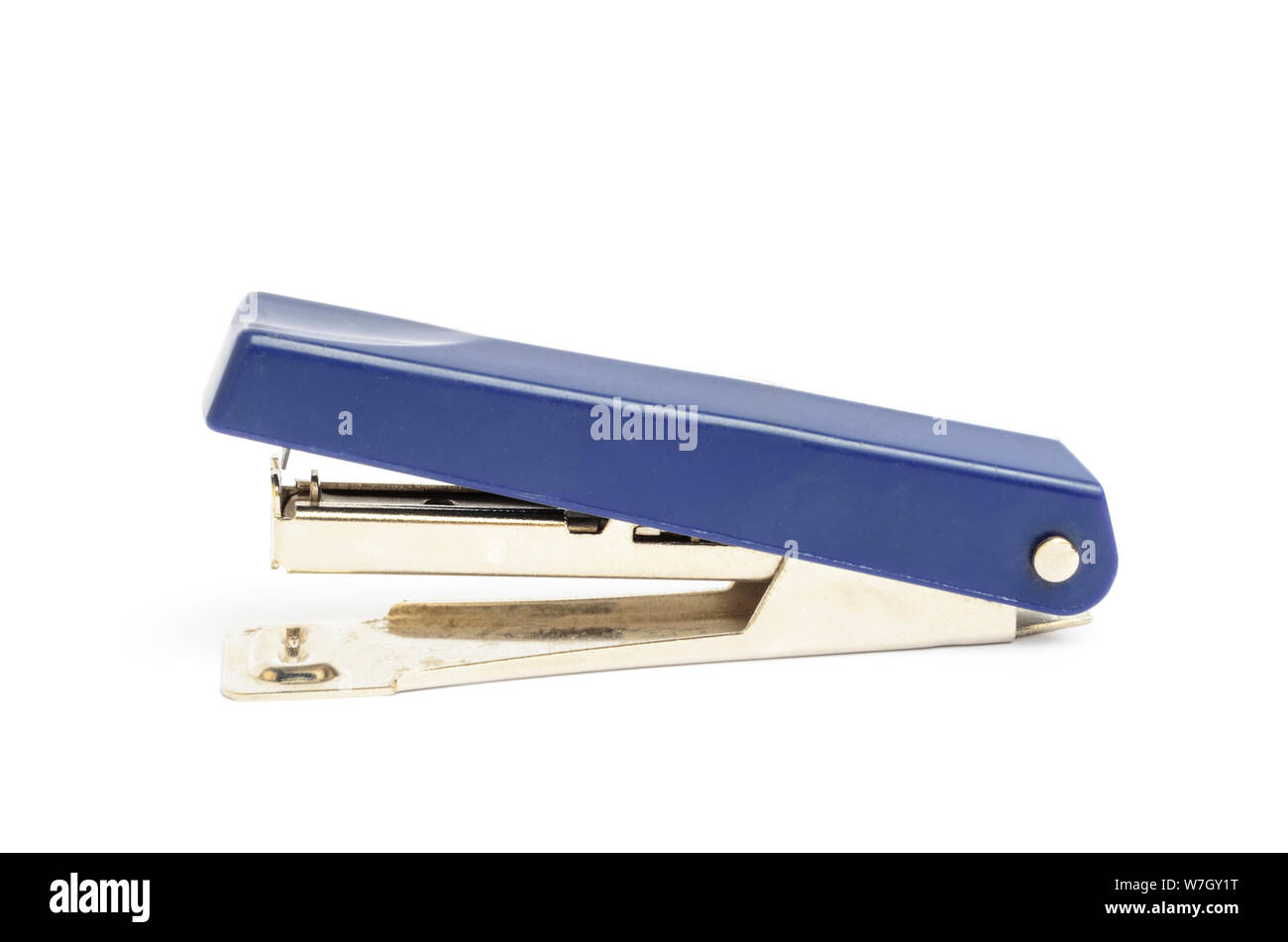 Office paper stapler isolated on white background Stock Photo - Alamy