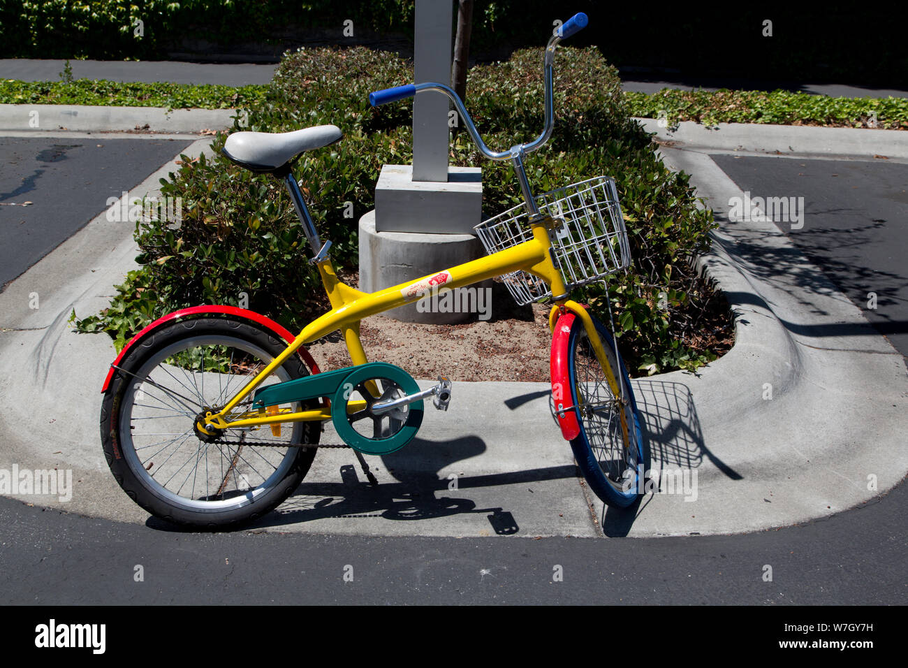 Bikes that are used by employees to ride between buildings. Google ...