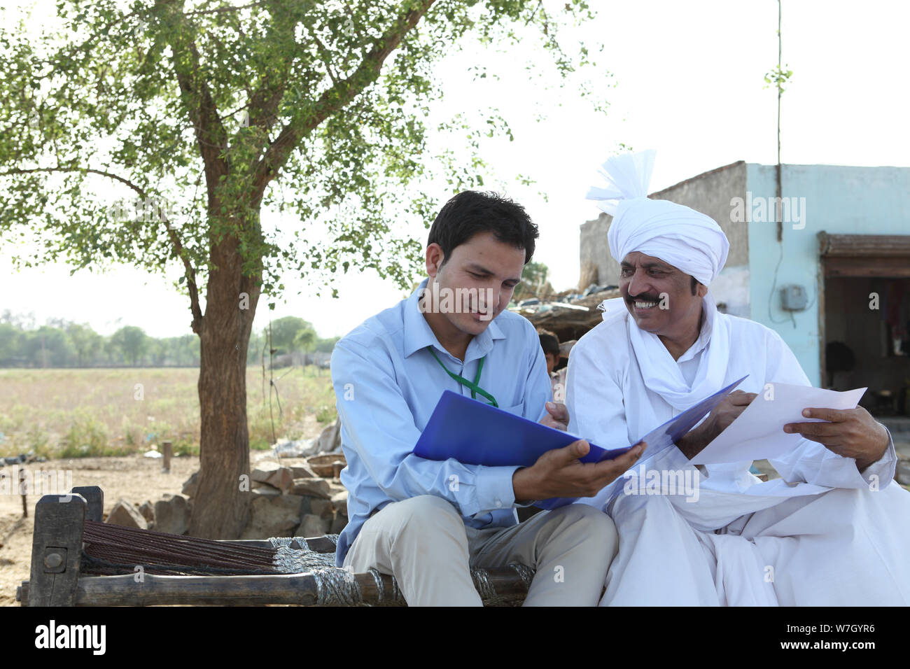 Indian rural agent hi-res stock photography and images - Alamy