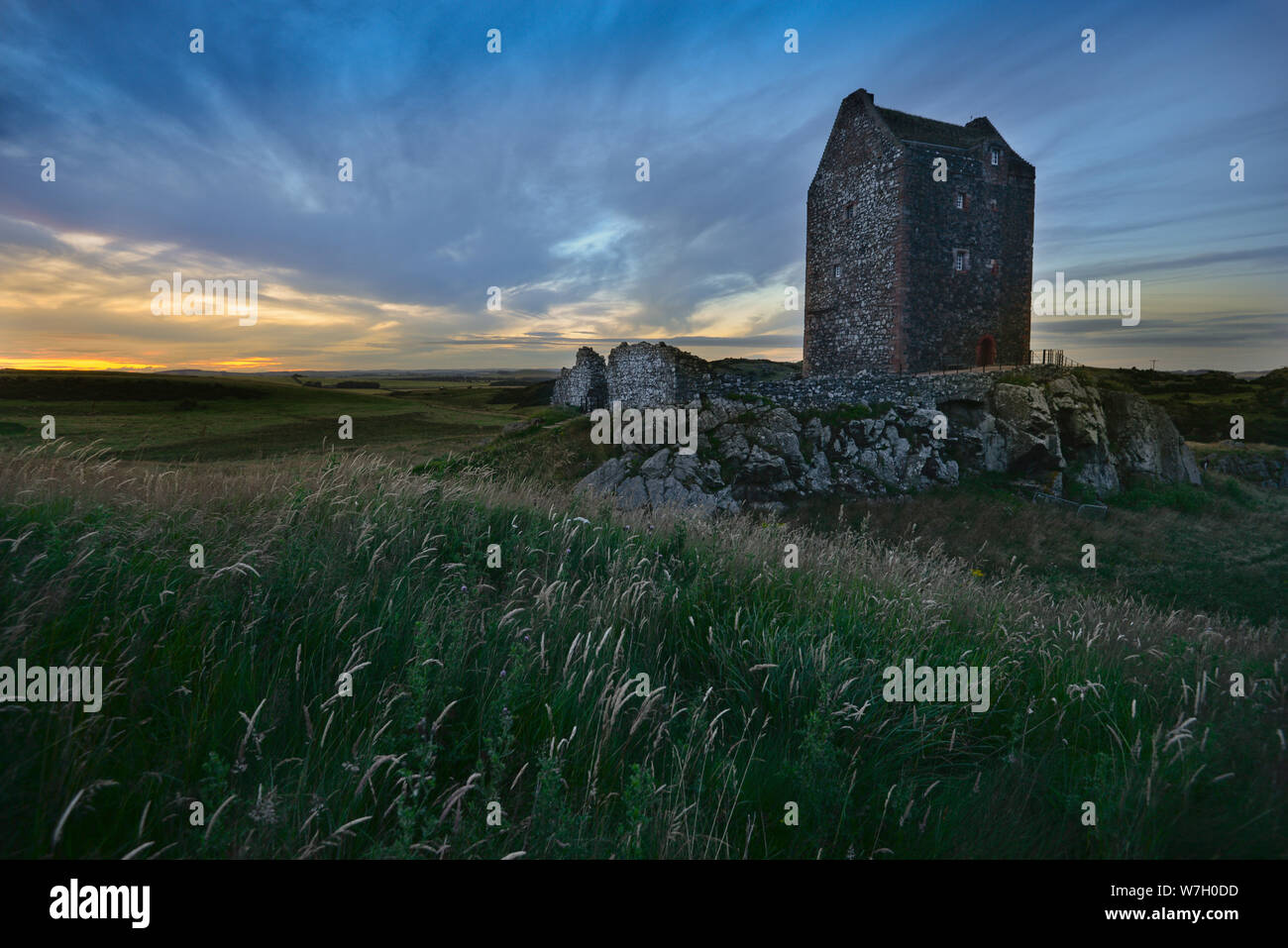 Smailholm Tower is a peel tower that stands around five miles west of ...