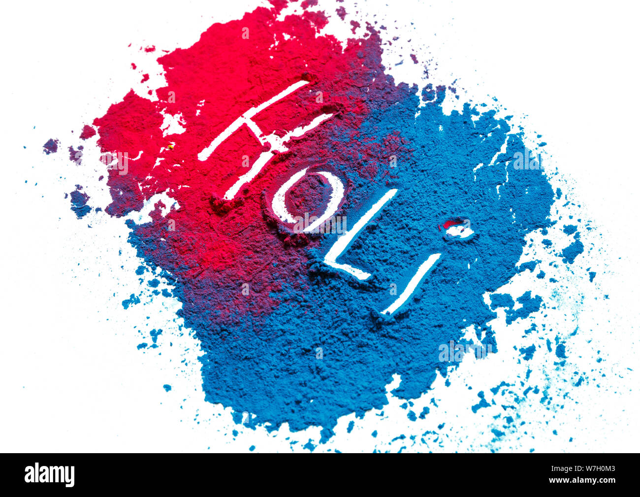 Abstract colorful Happy Holi background. Color vibrant powder isolated ...