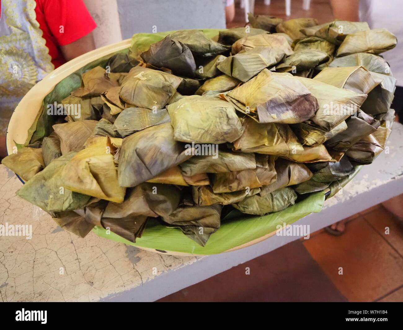 Nicaragua, Leon, Cenrtal America. Market with food, fruit, vegetables ...