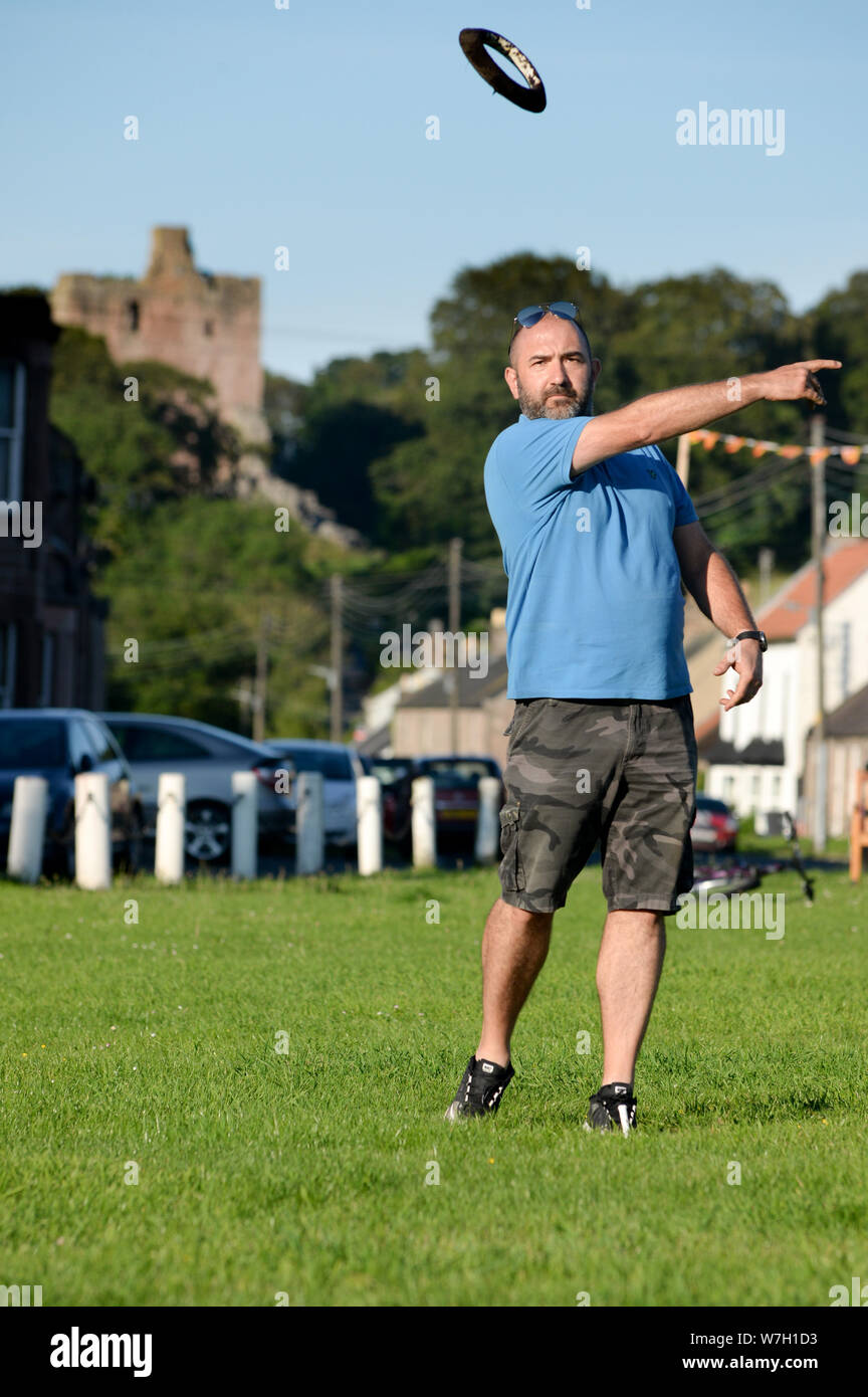 Metal rope or rubber quoits hi-res stock photography and images - Alamy