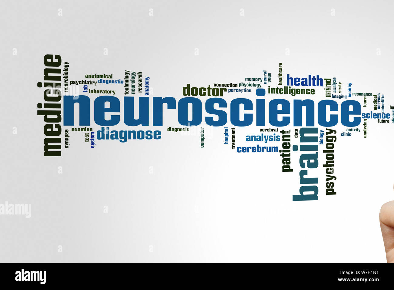 Neuroscience concept word cloud background Stock Photo - Alamy