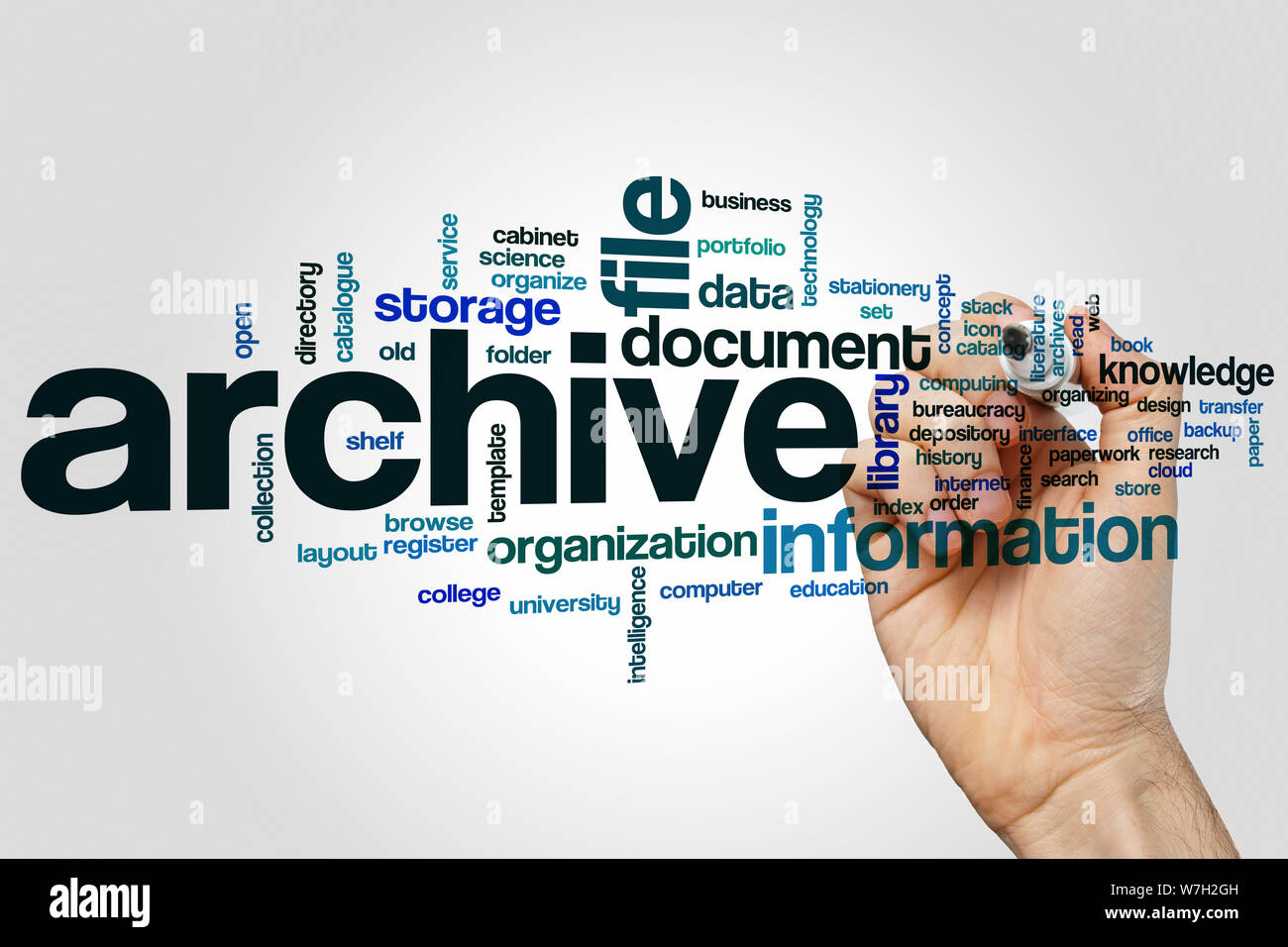 Archive folder icon shelf hi-res stock photography and images - Alamy