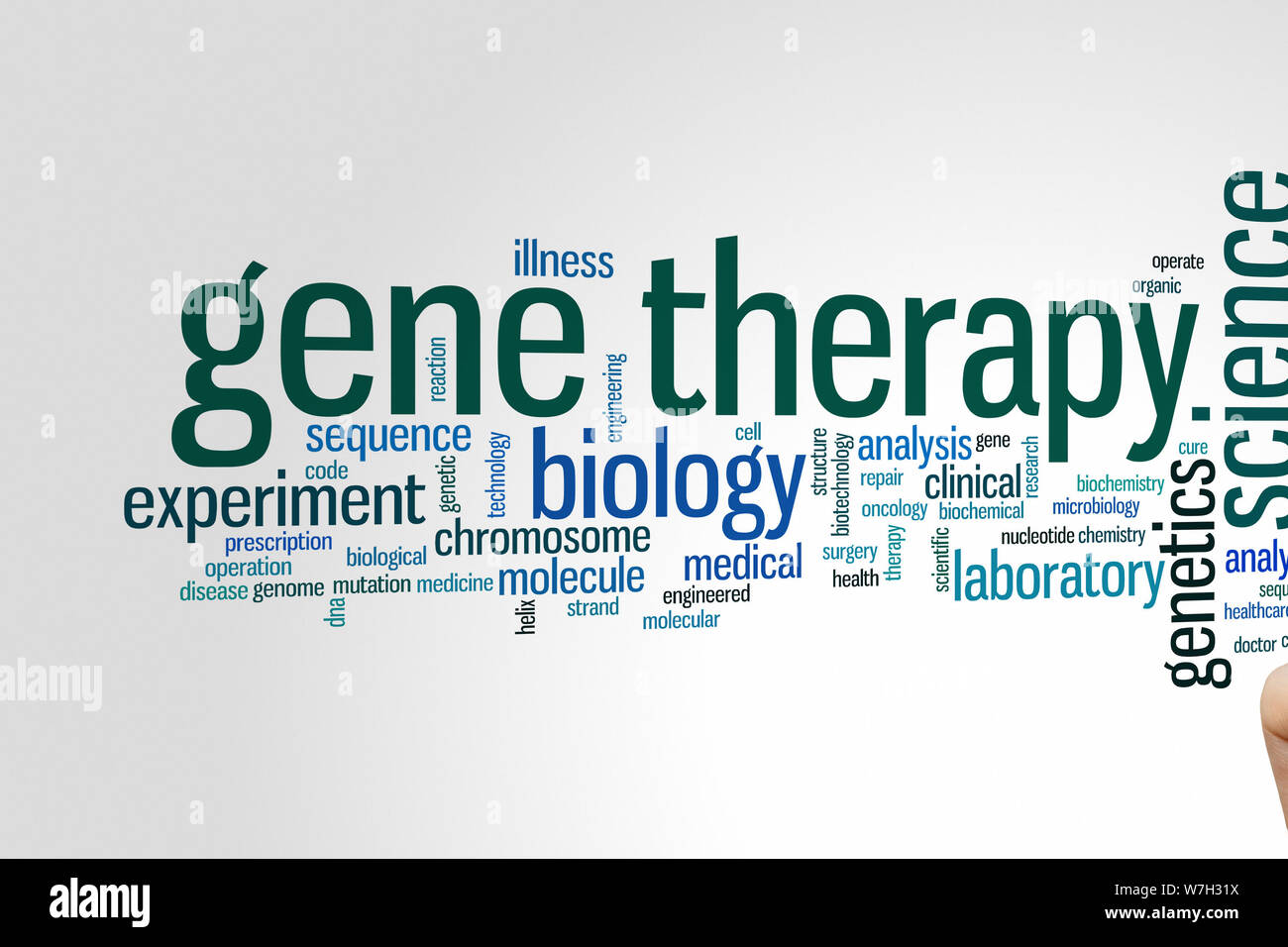 Gene therapy concept word cloud background Stock Photo - Alamy