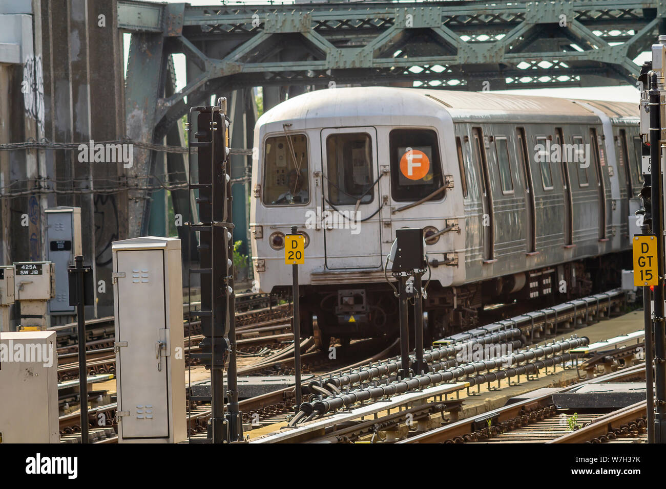 Brooklyn subway train carriage hi-res stock photography and images - Alamy