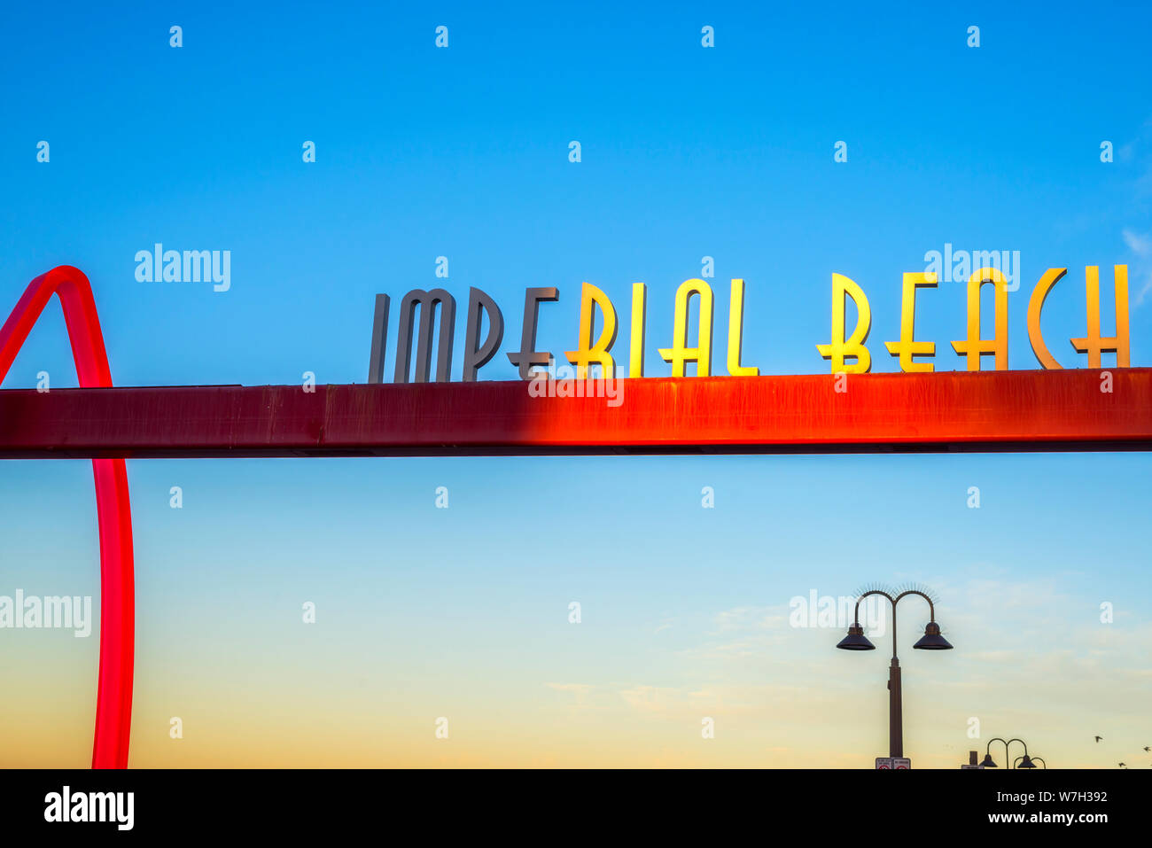Imperial beach sign sign text hi-res stock photography and images - Alamy