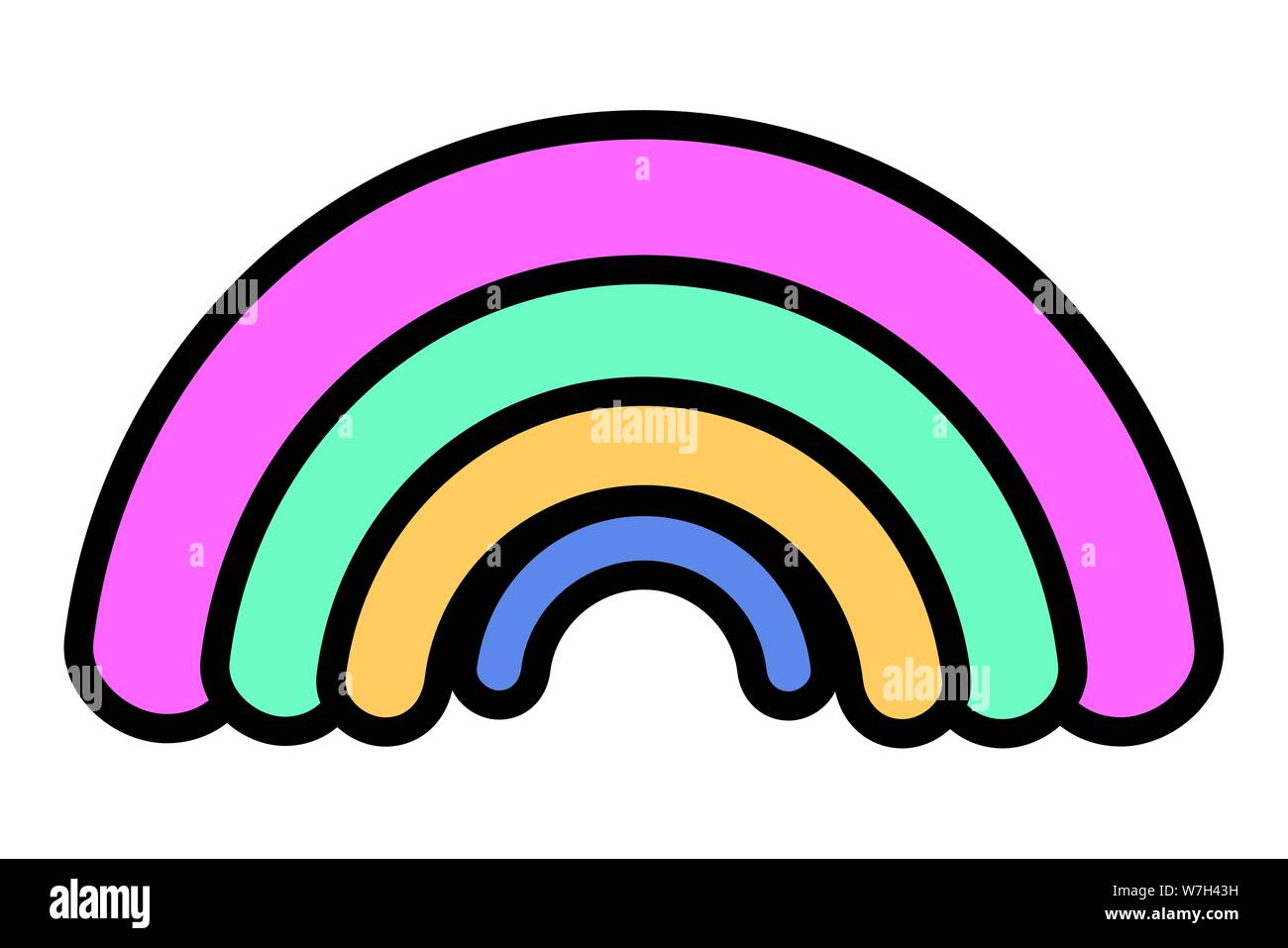 Rainbow and cloud design, Weather climate time report meteorology sky ...