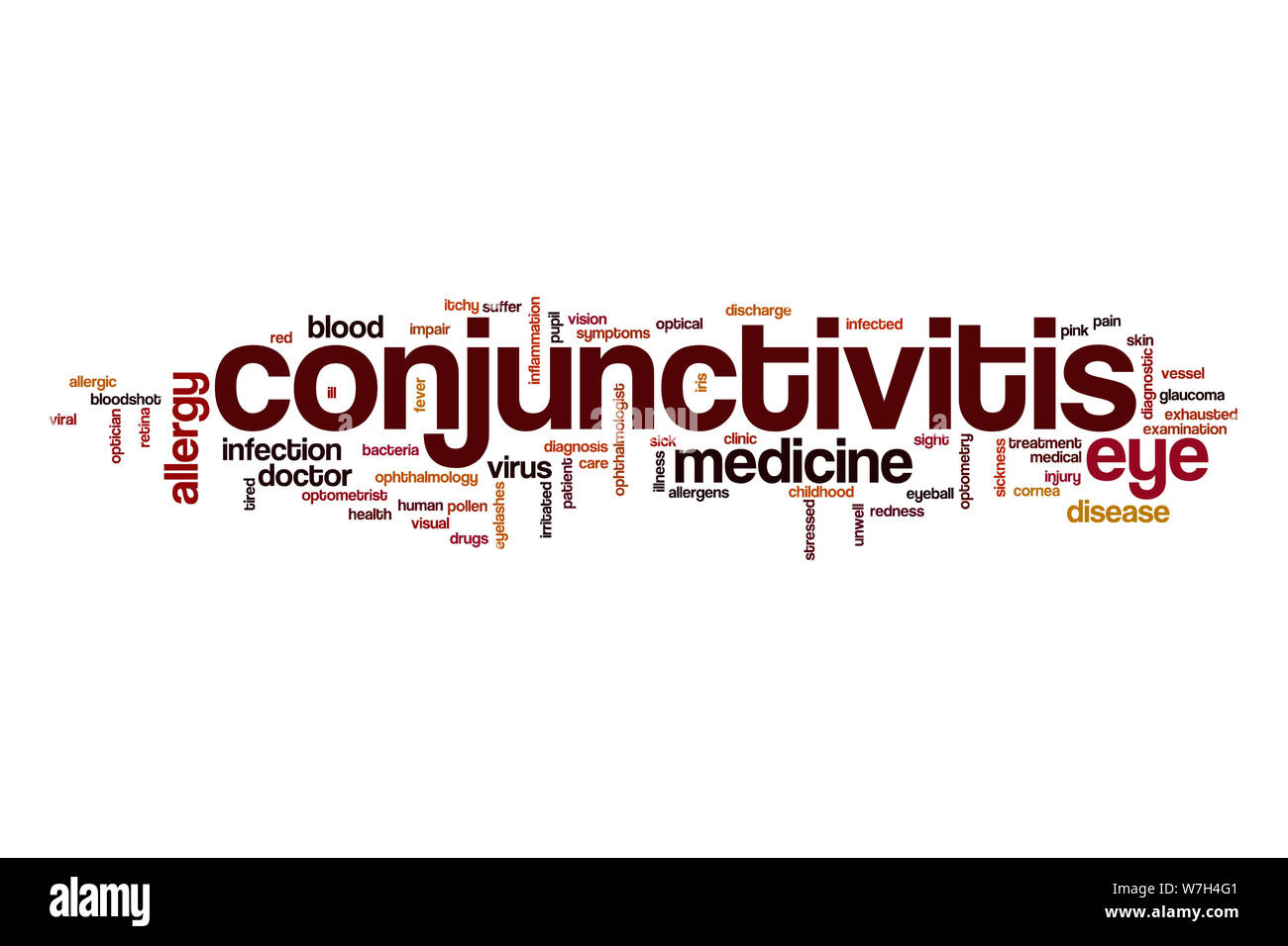 Conjunctivitis word hi-res stock photography and images - Alamy