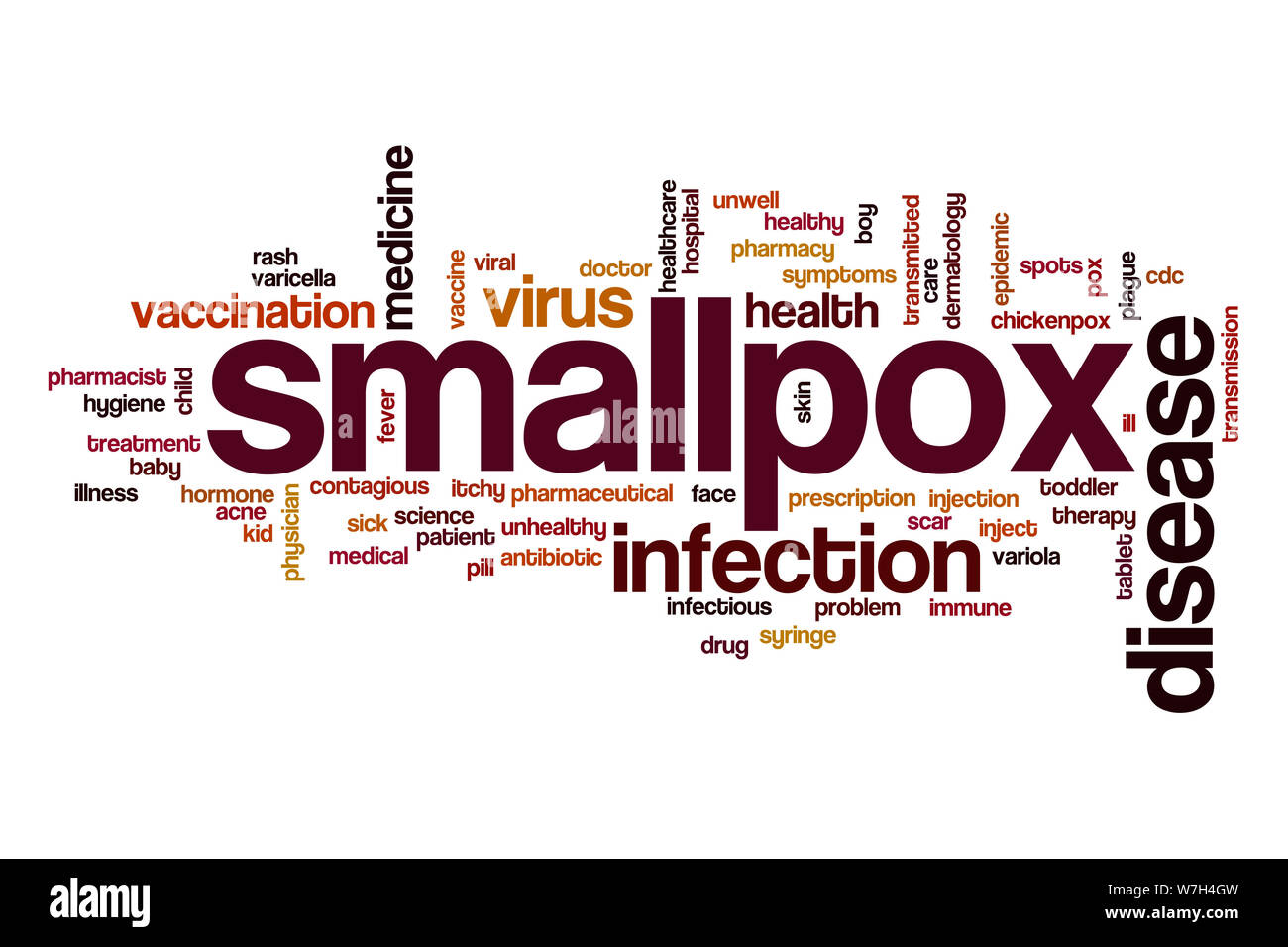 Smallpox patient Cut Out Stock Images & Pictures - Alamy