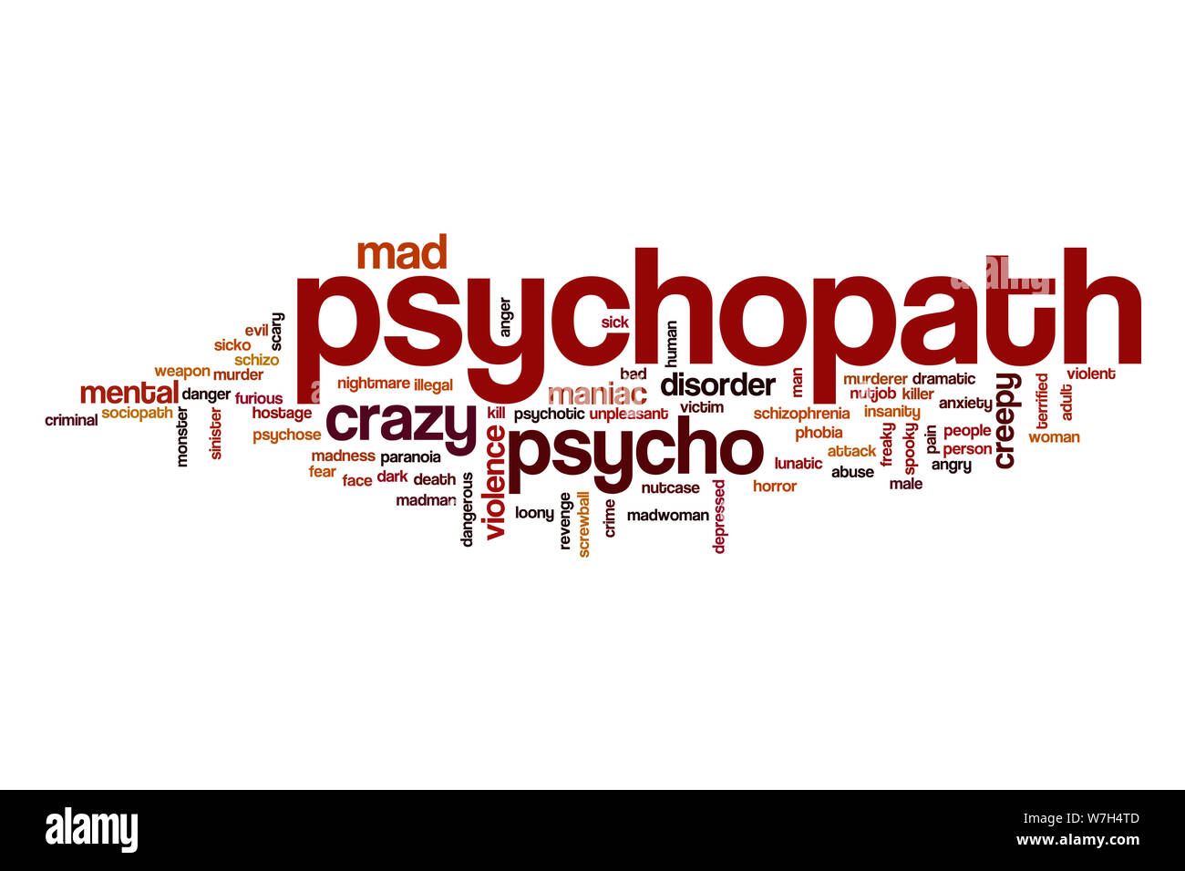 Psychopath word Cut Out Stock Images & Pictures - Alamy