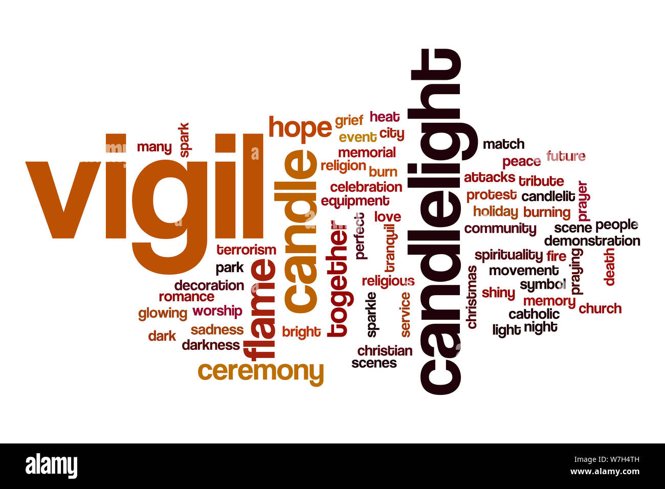 Candlelight vigil Cut Out Stock Images & Pictures - Alamy