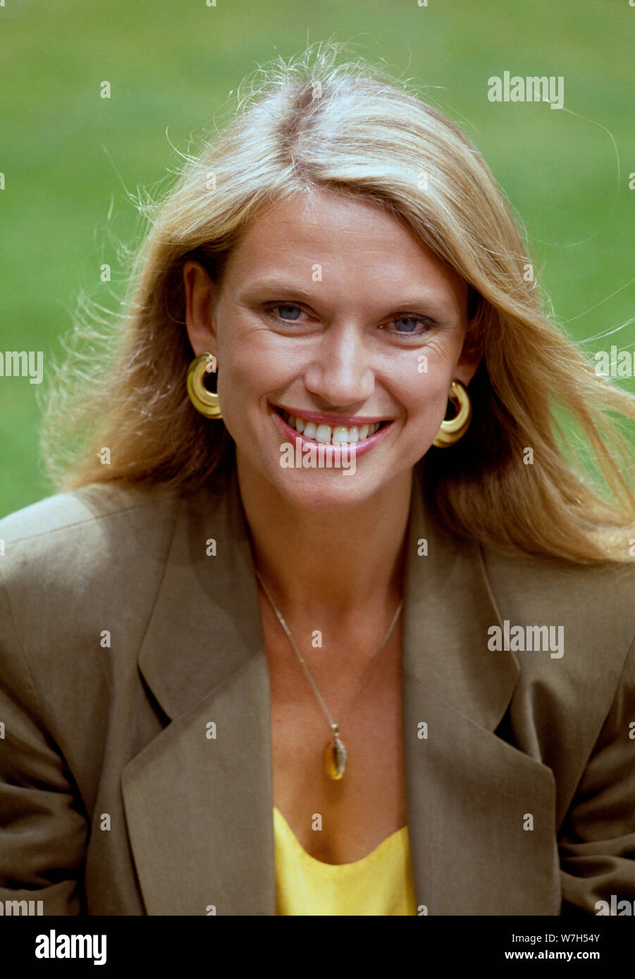 Actress and broadcaster Anneka Rice Stock Photo - Alamy