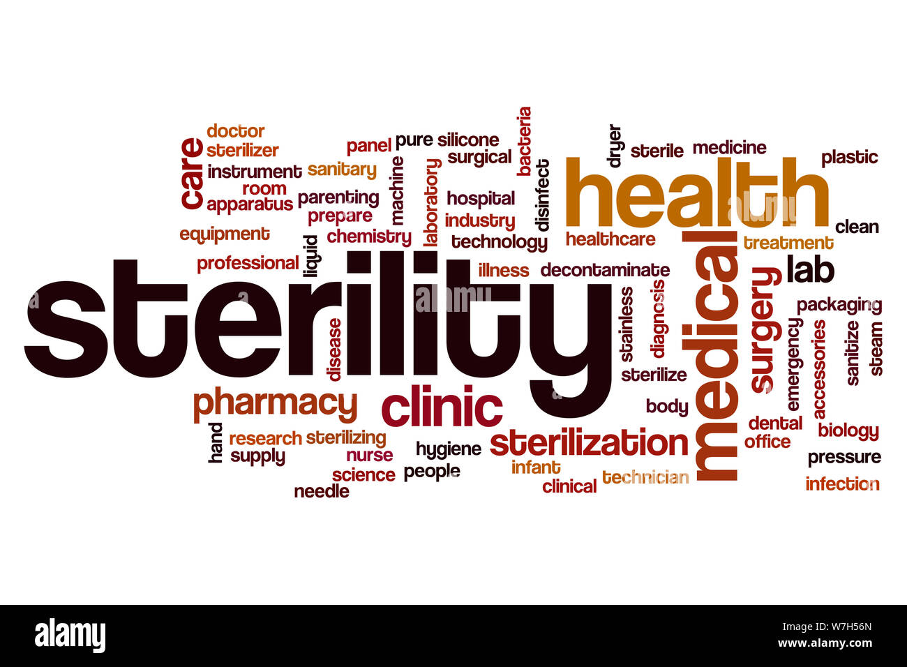 Sterility word cloud concept Stock Photo - Alamy