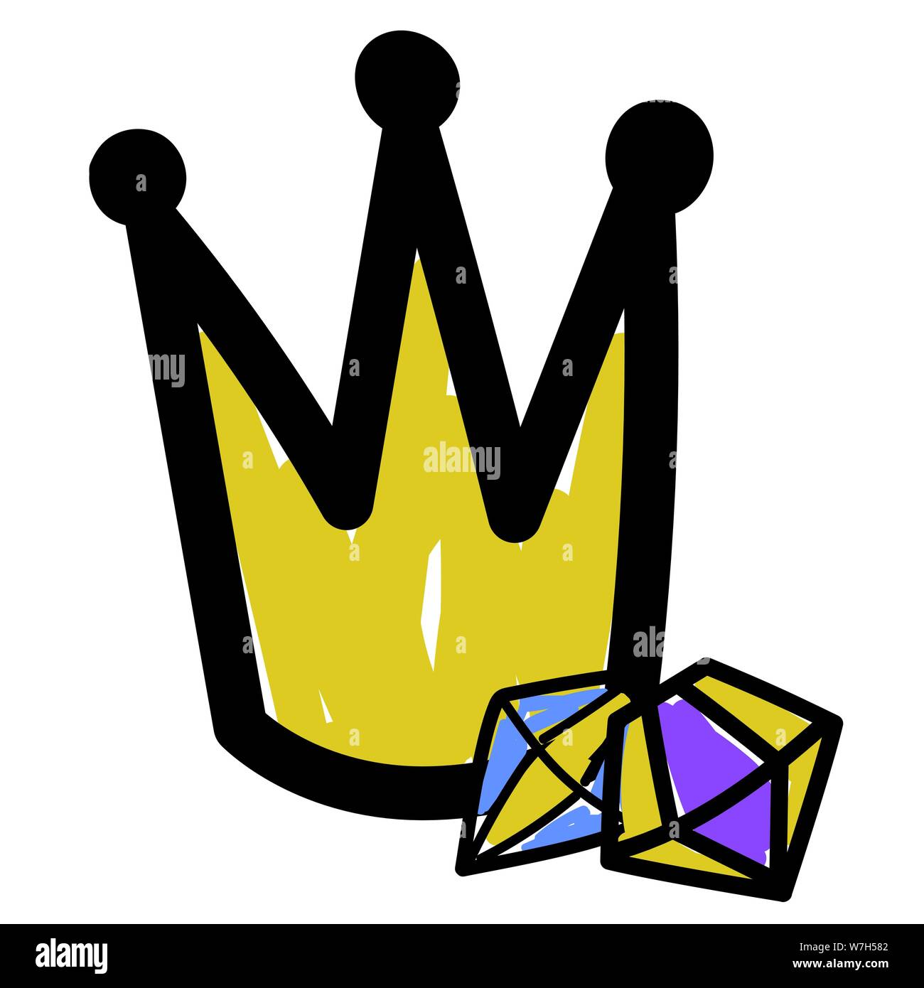 Royal crown design, King queen luxury jewelry insignia and emperor ...