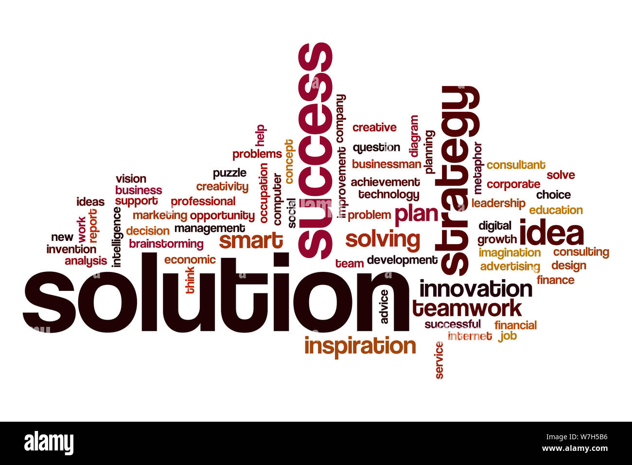 Problem solving word Cut Out Stock Images & Pictures - Alamy