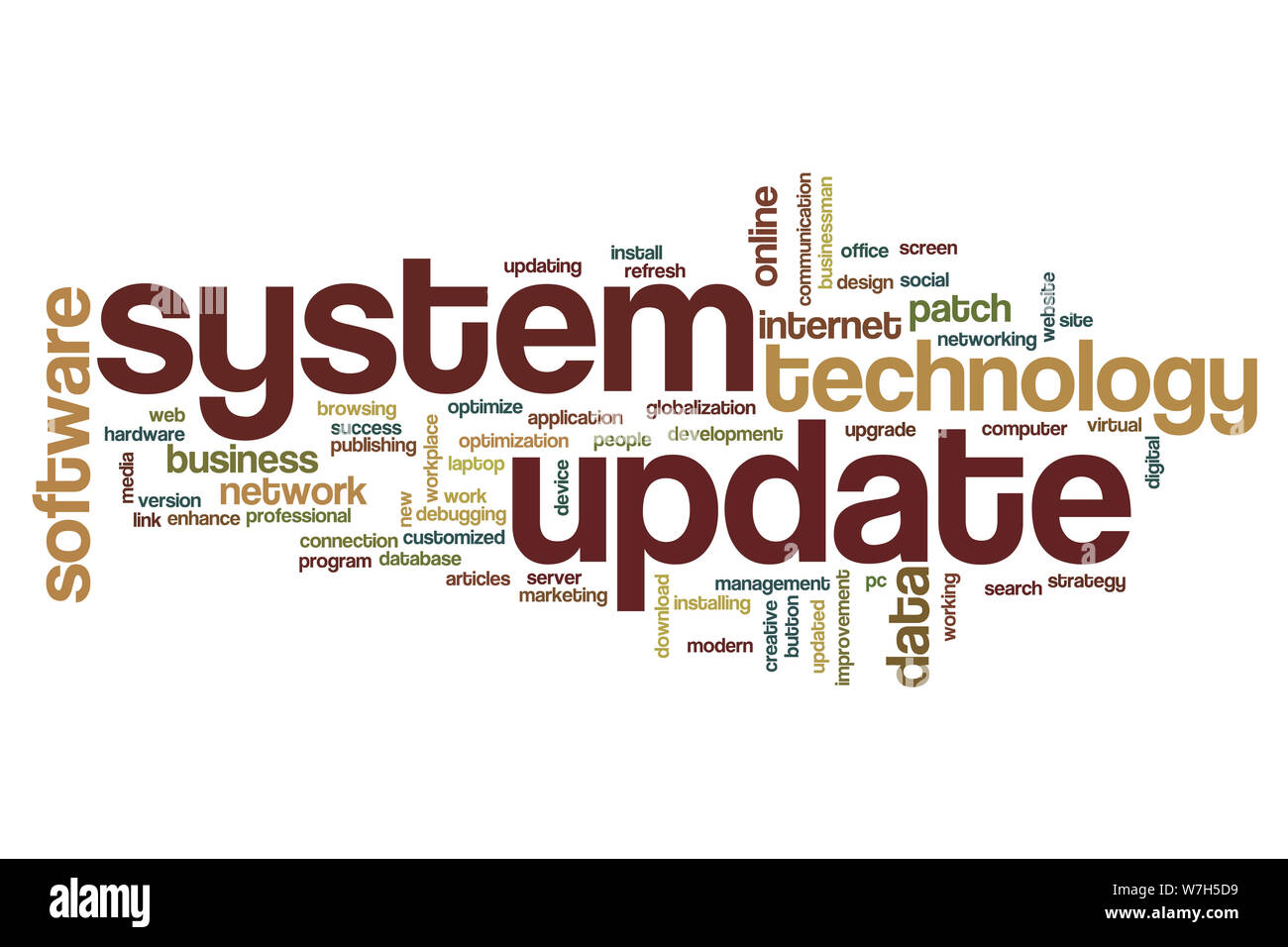 New version word cloud hi-res stock photography and images - Alamy