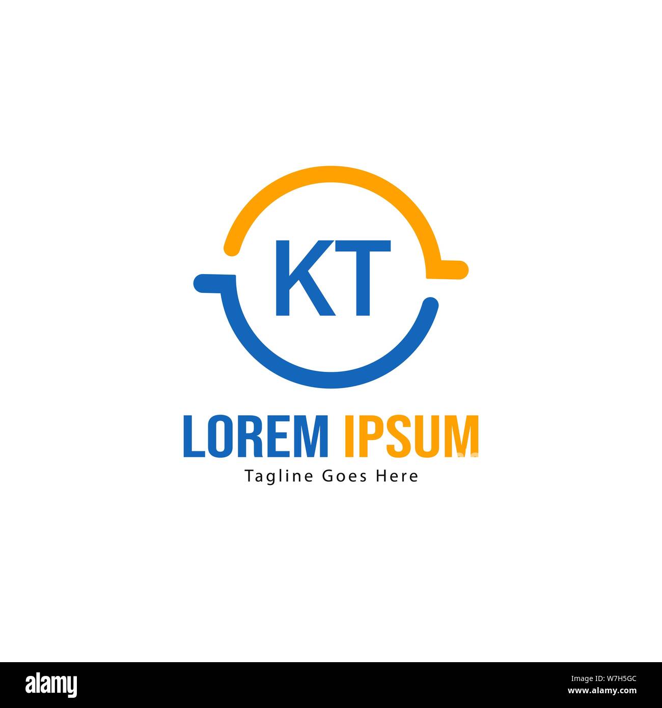 Initial letter kt Stock Vector Images - Alamy