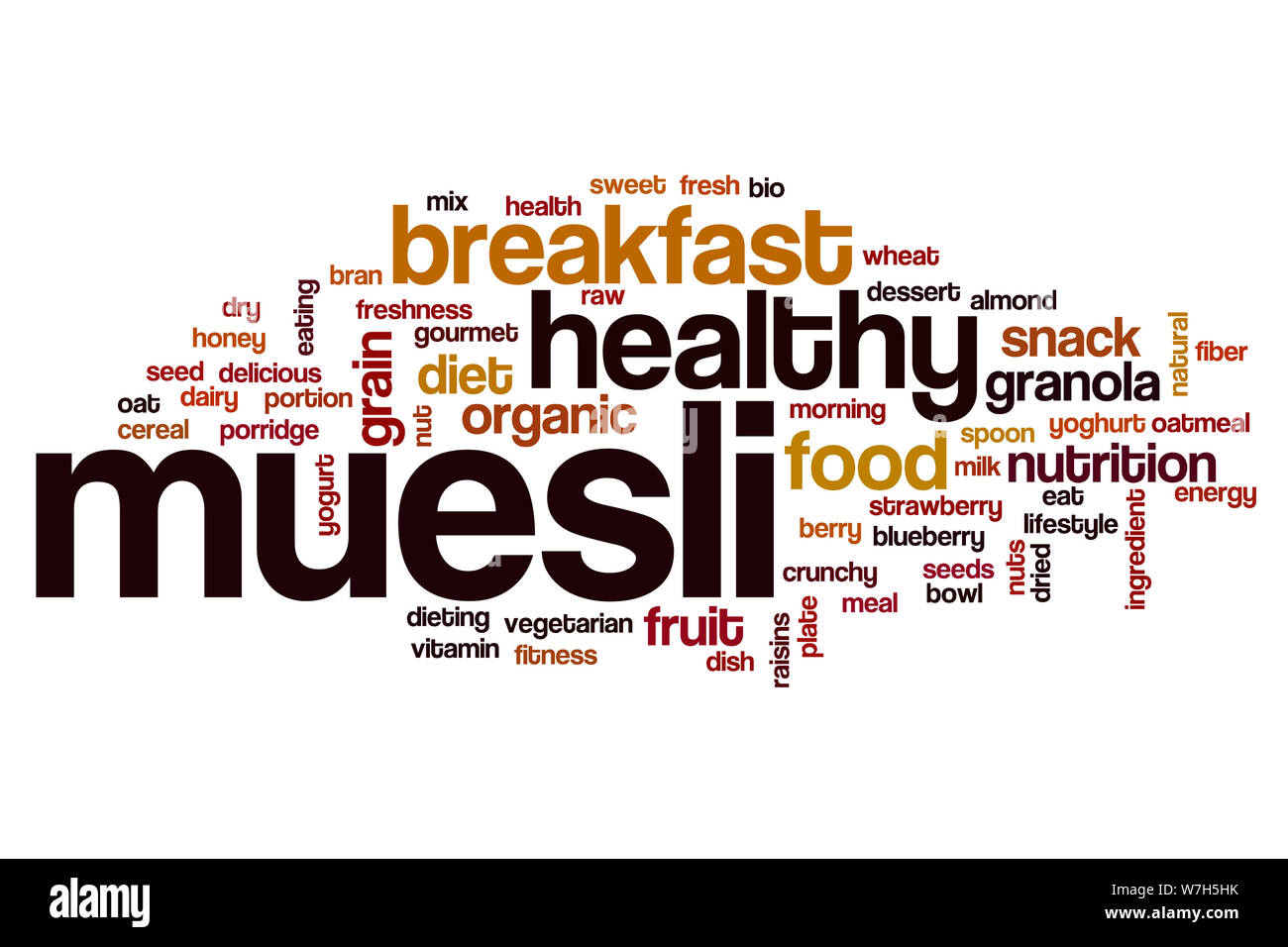 Concept delicious breakfast blueberry Cut Out Stock Images & Pictures ...