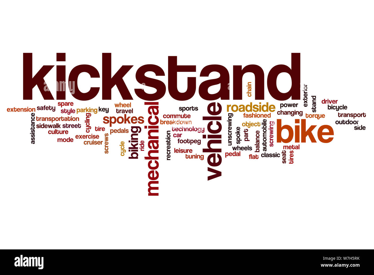 Kickstand word cloud concept Stock Photo - Alamy
