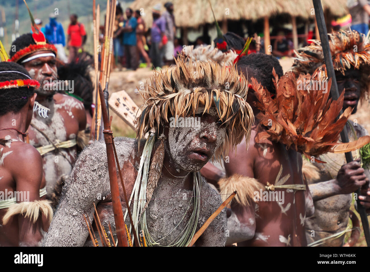Wamena/Papua, Indonesia - 08 Aug 2016. National festival of local ...