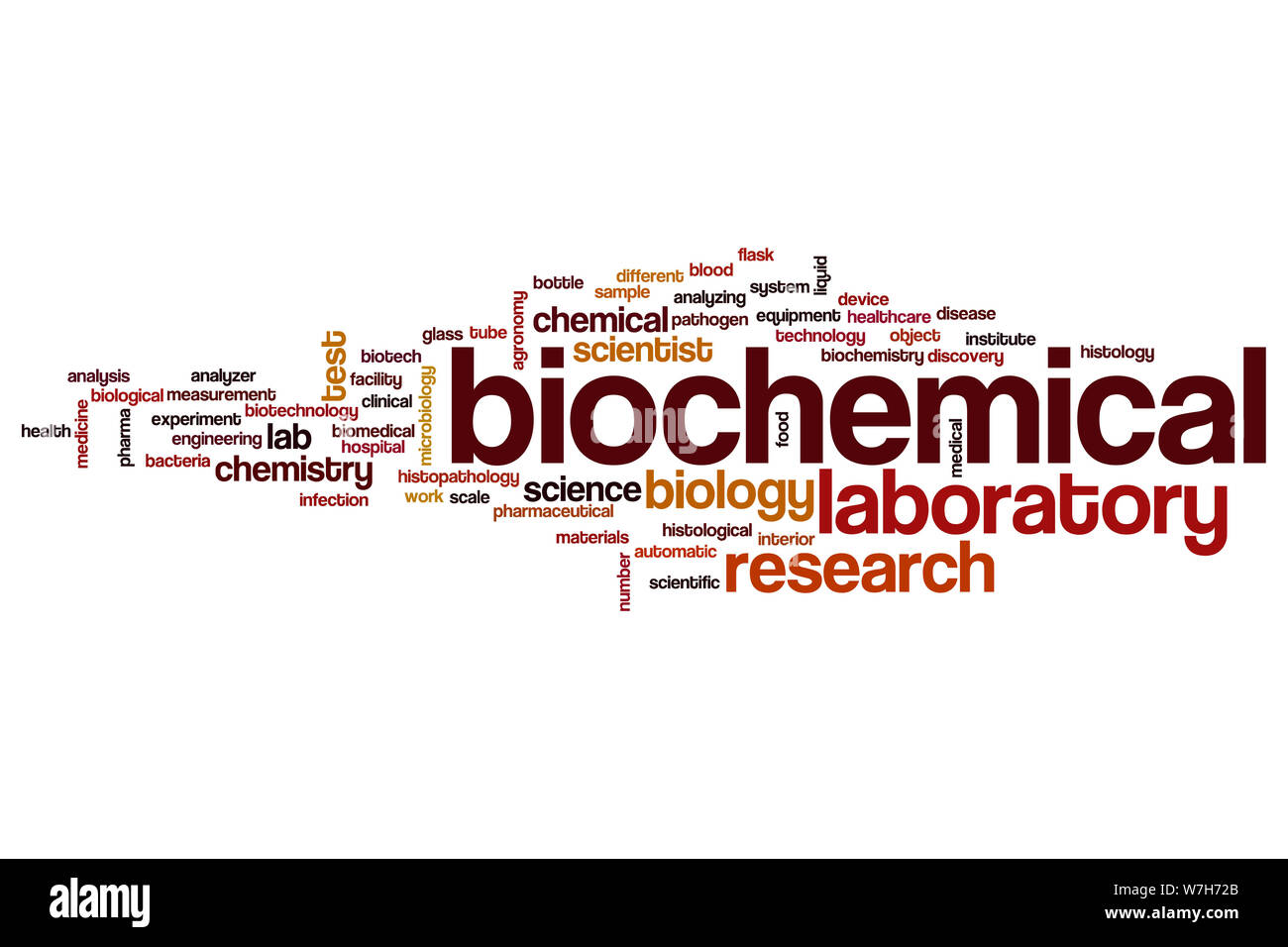 Biochemical word cloud concept Stock Photo - Alamy