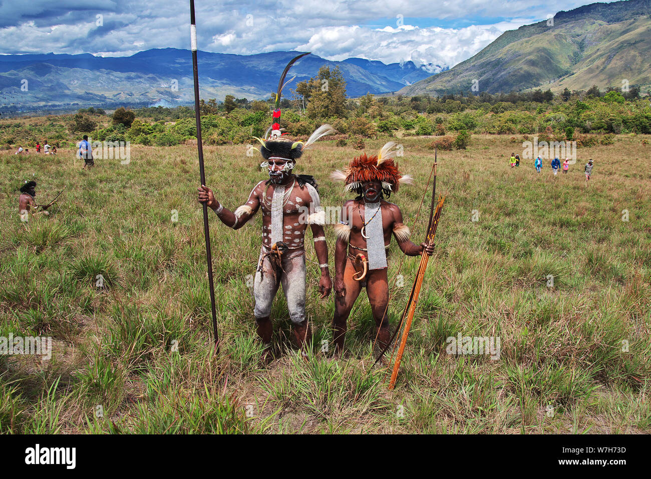 Wamena/Papua, Indonesia - 08 Aug 2016. National festival of local ...
