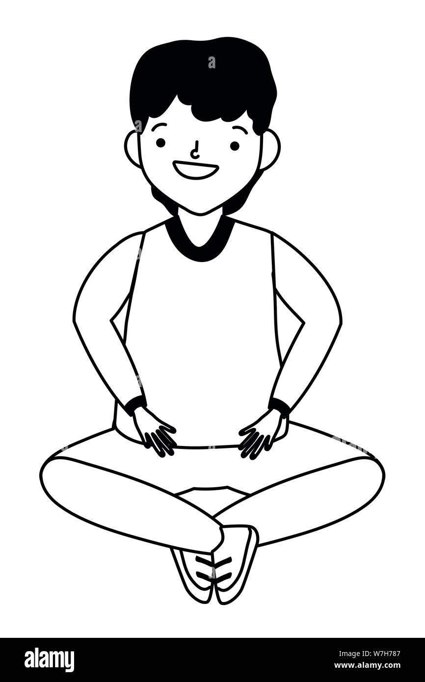 Avatar of a man design, Boy male person human and attractive theme ...