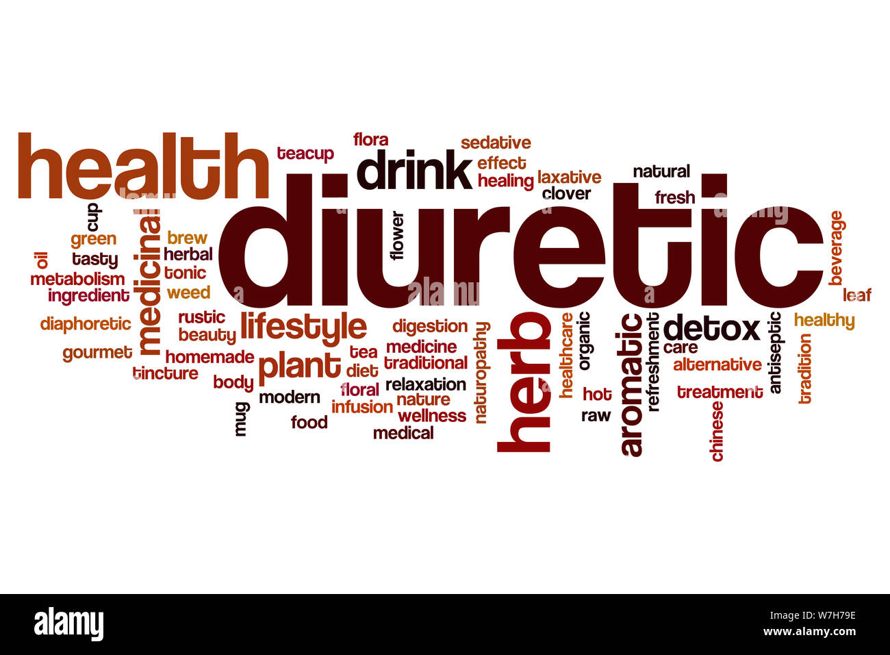 Diuretic word cloud concept Stock Photo - Alamy